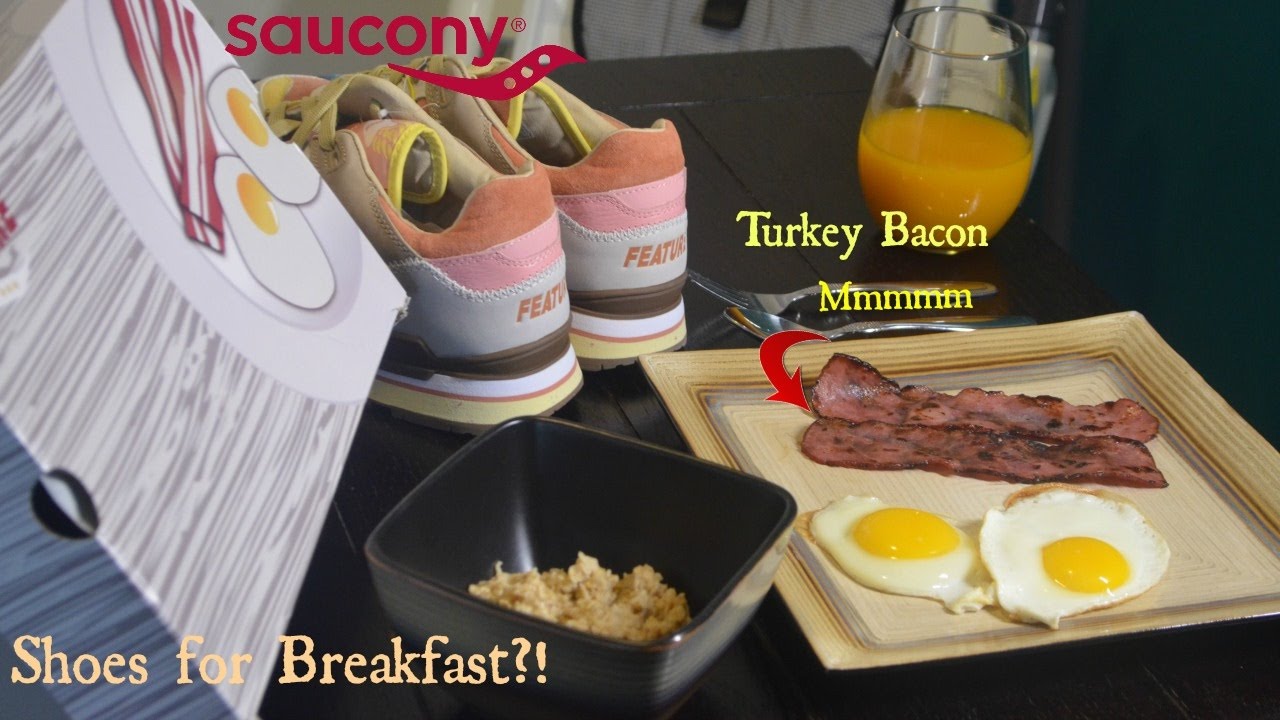 Saucony & Feature collab "Sneakers for Breakfast" - YouTube