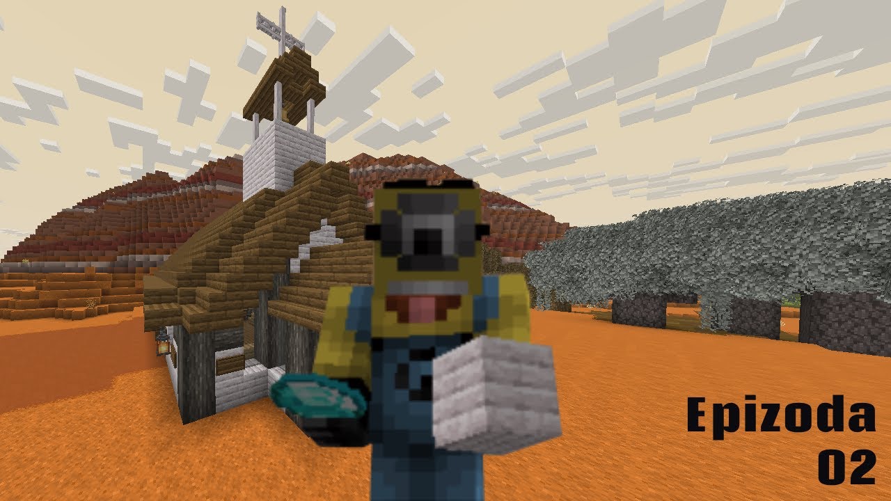 Gooncraft 1: Epizoda 2 - PRVNÍ STAVBA A ZÁPLAVA DIAMANTŮ! - YouTube