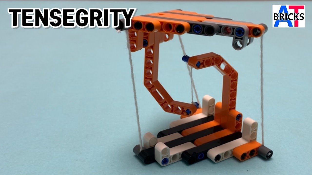 LEGO Tensegrity Structure (Tutorial) | 레고 공중에 띄우는 텐세그리티 만들기 - YouTube