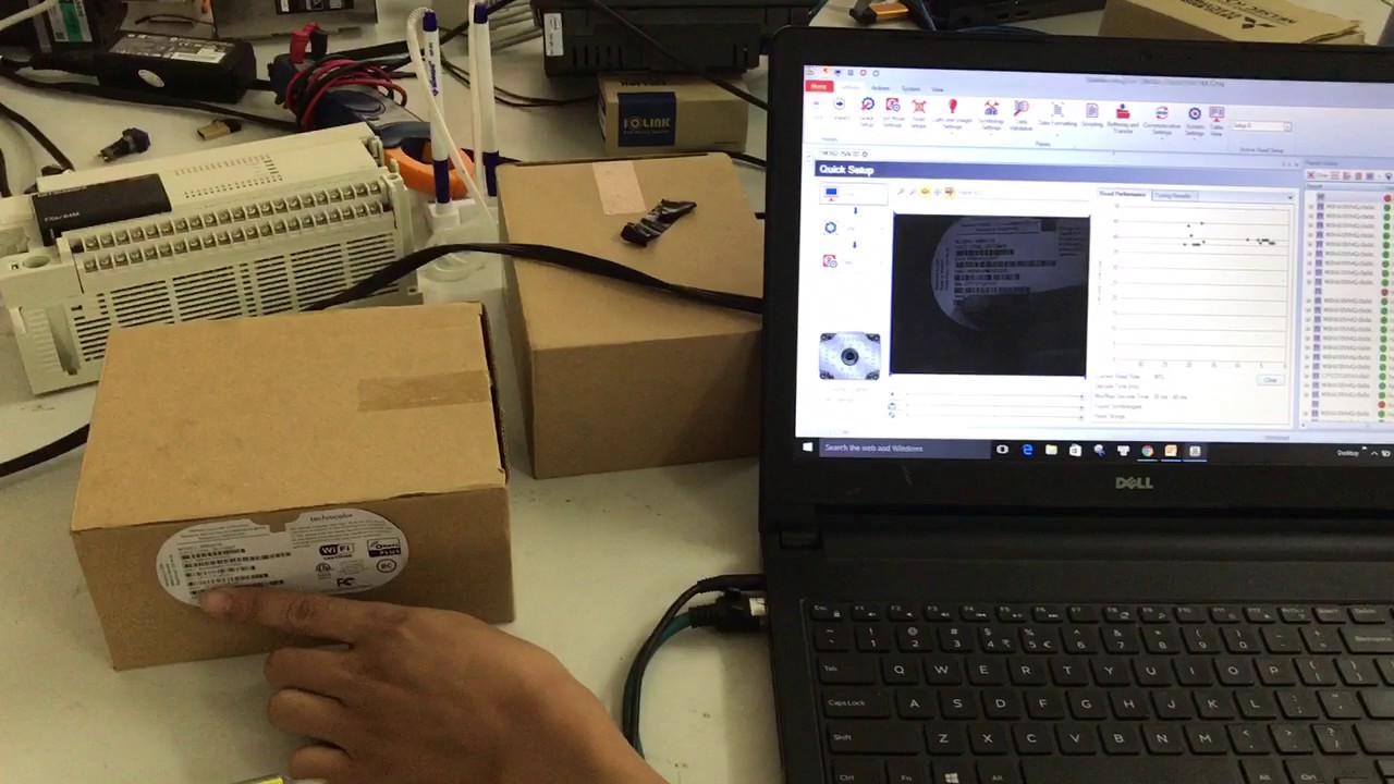 Dataman 362 đọc barcode. - YouTube