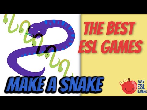 The Best ESL Games | Make A Snake | Easy ESL Games - YouTube