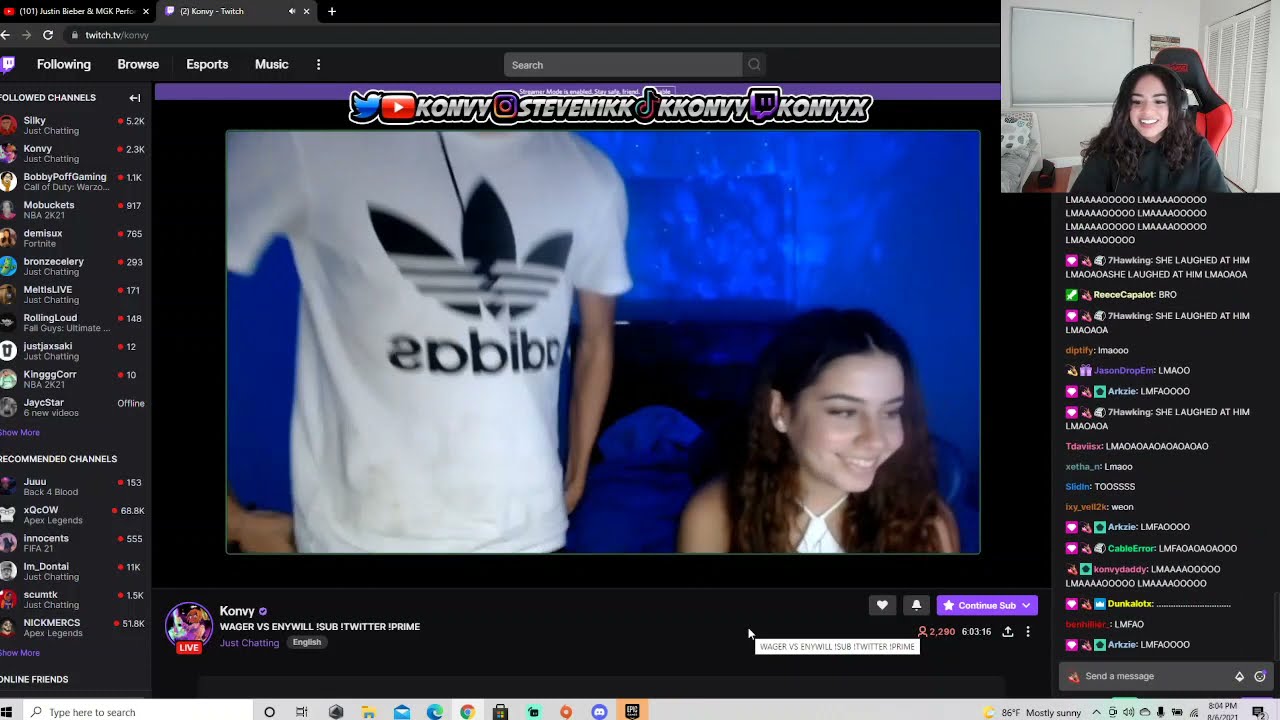 Isavbarr Reacts To N3ON Going On An E-Date With Konvy's Sister - YouTube