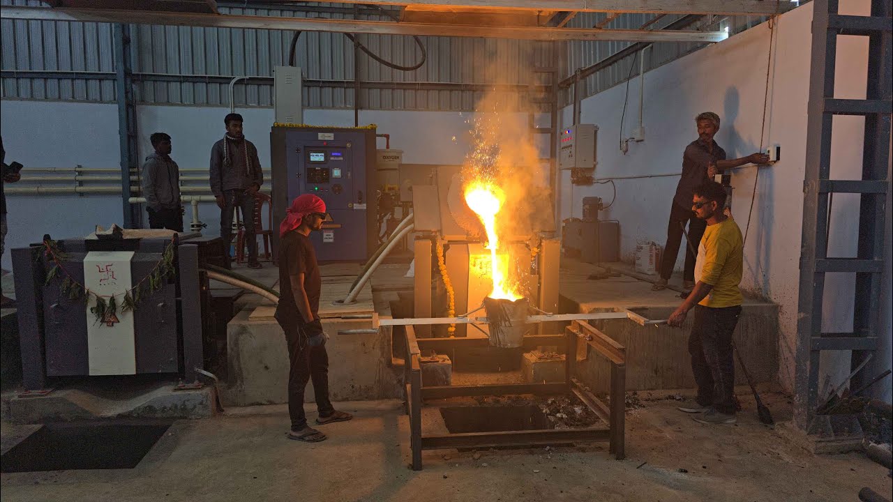 Induction Melting Furnace for Steel/SS/MS/CI-SG Iron/High Chrome Steel ...