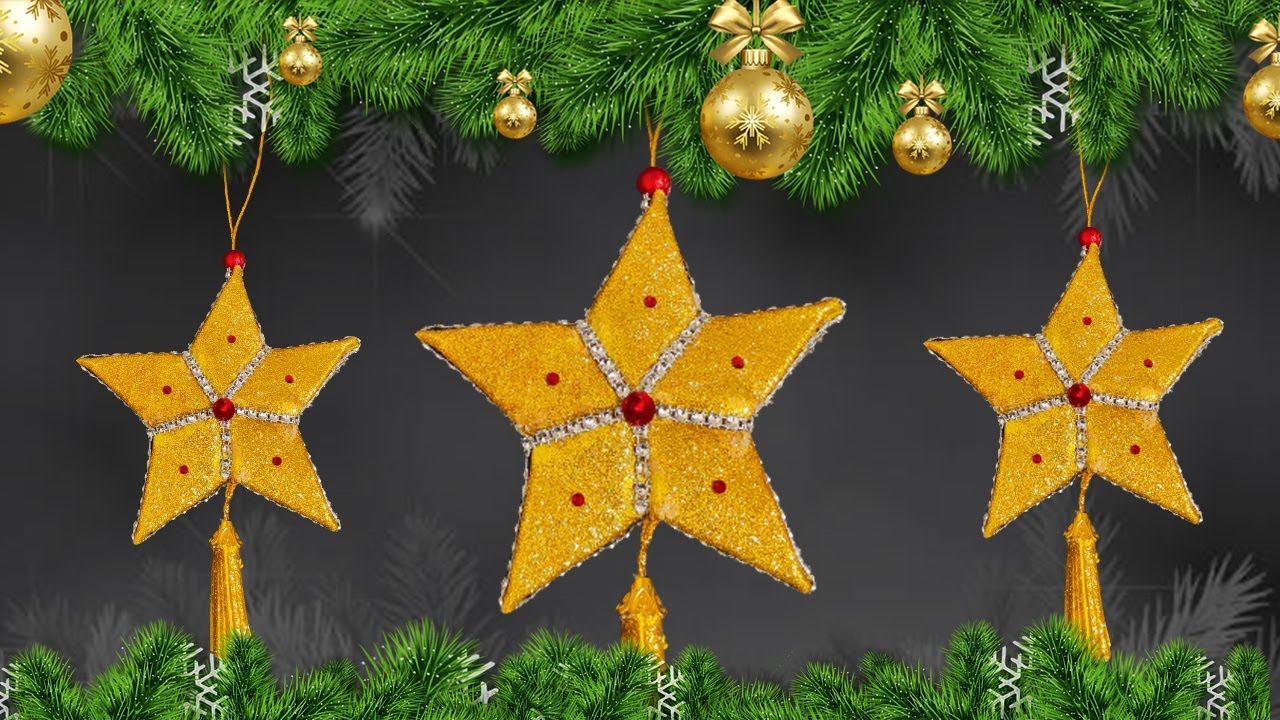 3d star for home decorations // easy star decoration craft ideas ...