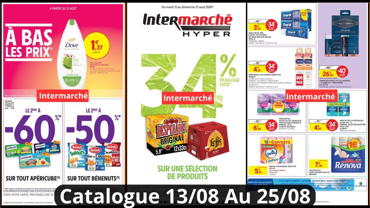Nouveau Catalogue Intermarché De La Semaine du 13/08 Au 25/08/24 ...