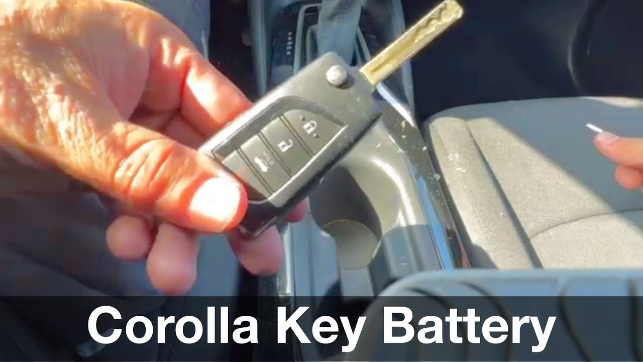 2018 - 2022 Toyota Corolla How to replace Key Fob Remote Battery / How ...