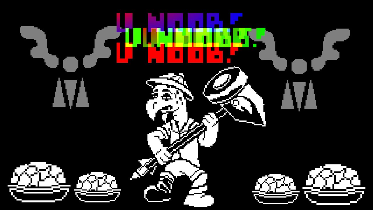 Undertale Genocide Gerson Fight Noob Mode - YouTube