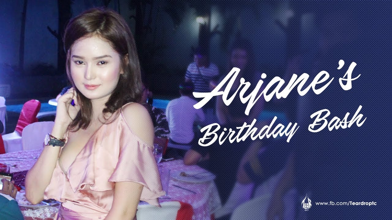 Arjane Amante's birthday bash - YouTube