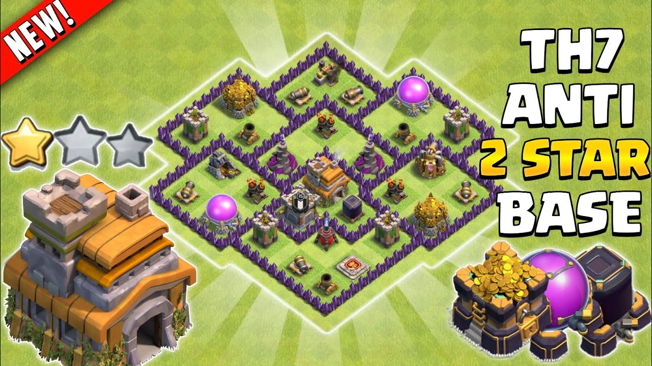 New Town hall 7(Th7) Base | Town hall 7(TH7) Farming/Trophy/Pushing ...