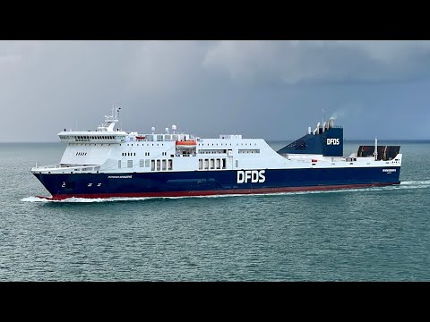 MV Athena Seaways Approaches Rosslare, 8/6/25 - YouTube