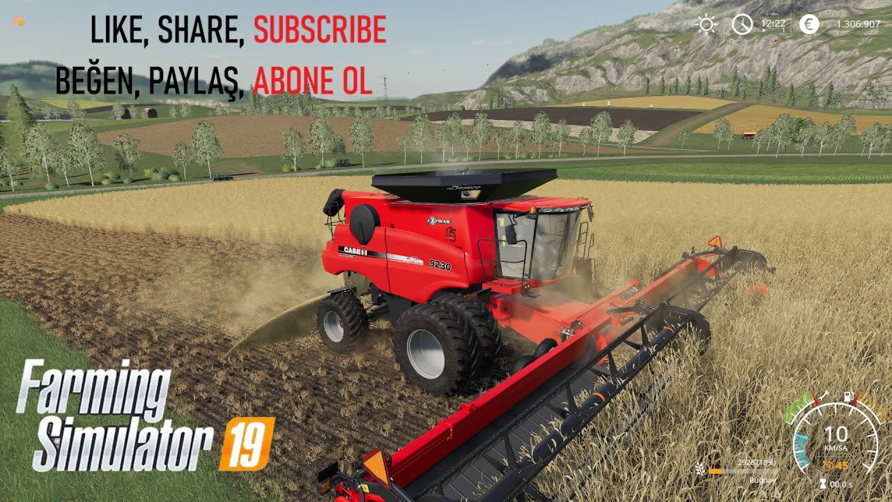 Farming Simulator 2019 CASE IH 8120 - 9230 AXIAL FLOW Serisi Biçerdöver ...
