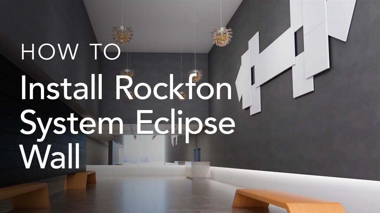 Installing Rockfon System Eclipse Wall | System Installation - YouTube