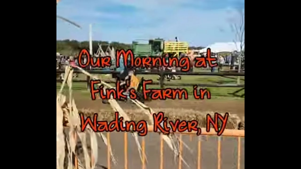 Our Morning at Fink's Farm in Wading River, NY - YouTube
