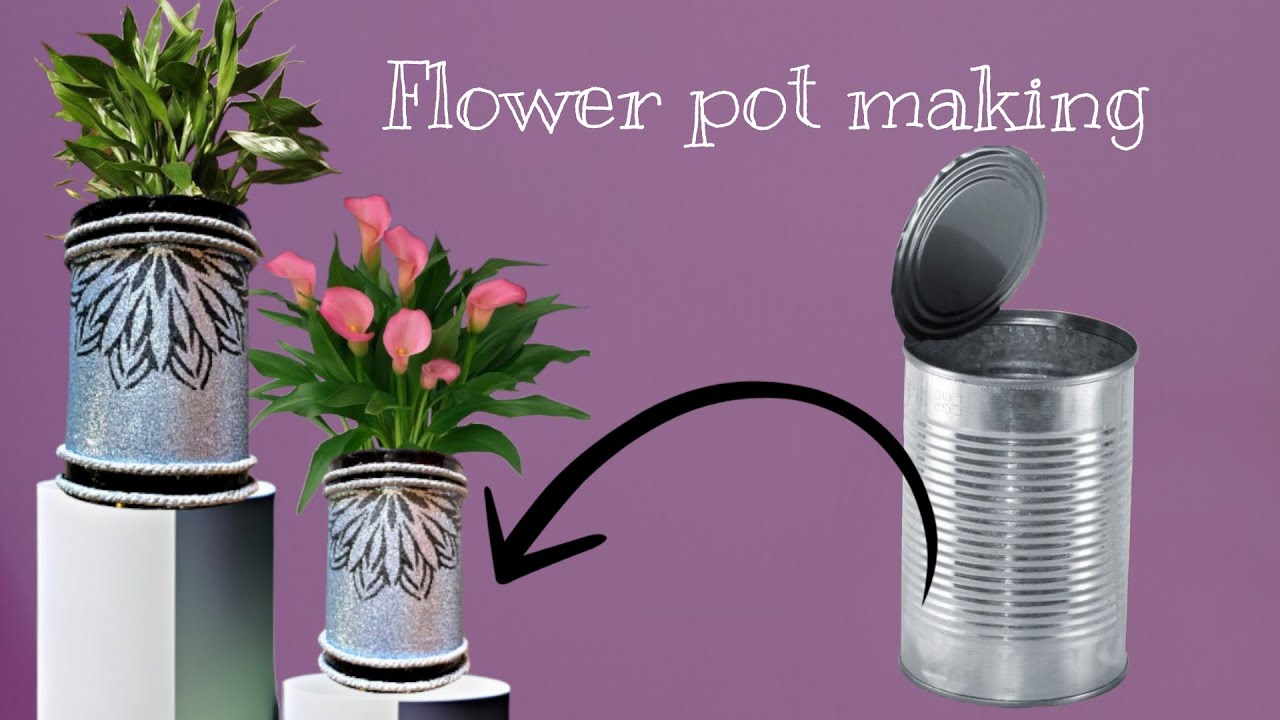 Plant Pot Idea I Home Decoration Craft I Matki Decoration I Handmade ...
