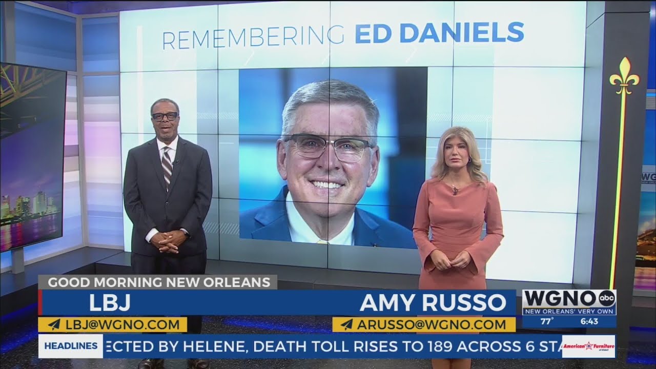 Ed Daniels Field remembers WGNO sports legend - YouTube