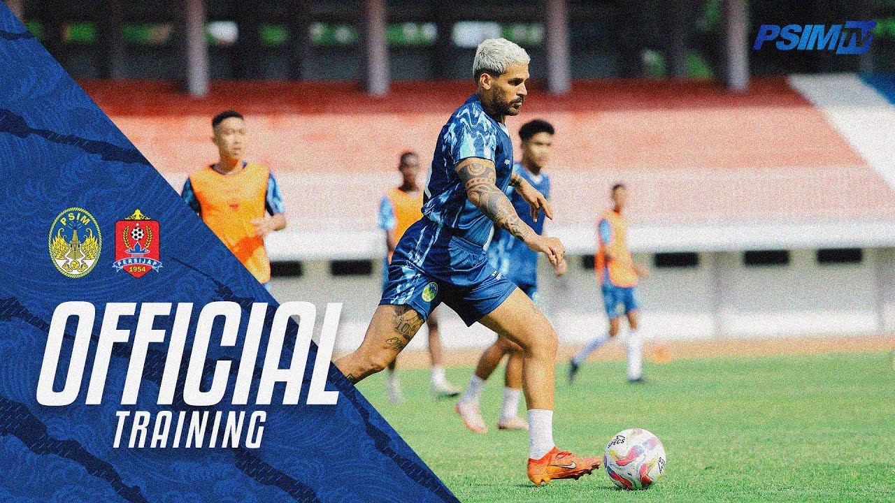 Official Training PSIM Jogja Laga Home vs Persijap Jepara - YouTube