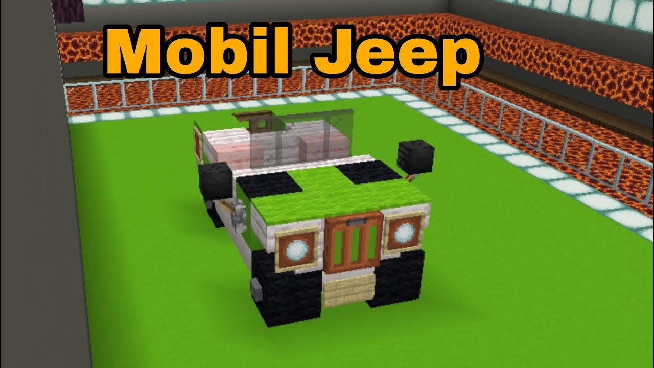 Cara Membuat Mobil Jeep Mudah Di Minecraft Creative - YouTube