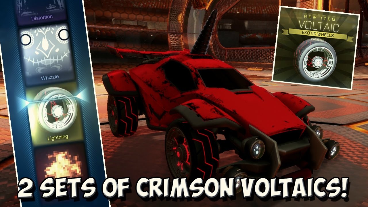 I GOT ANOTHER SET OF RED VOLTAIC (LIGHTNING) WHEELS! | Trading EVERY ...