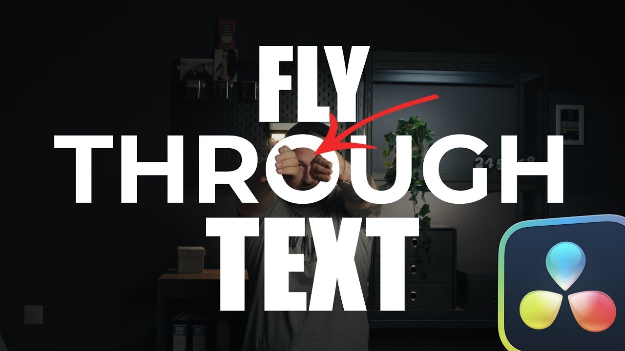 Fly Through Text without Keyframes | DaVinci Resolve 18 Tutorial - YouTube
