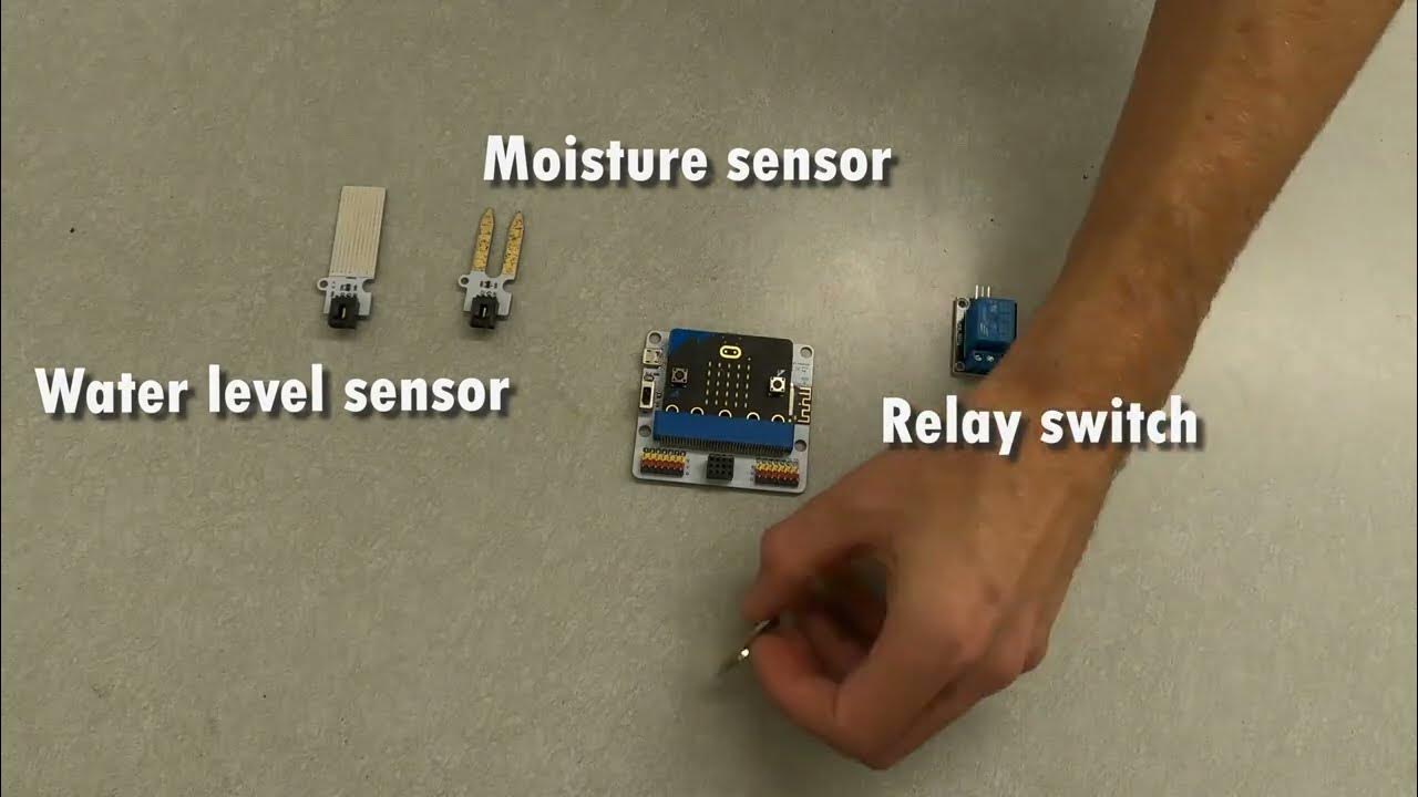 Connecting the Sensors || Micro:Bit Self-Watering Garden [2] - YouTube