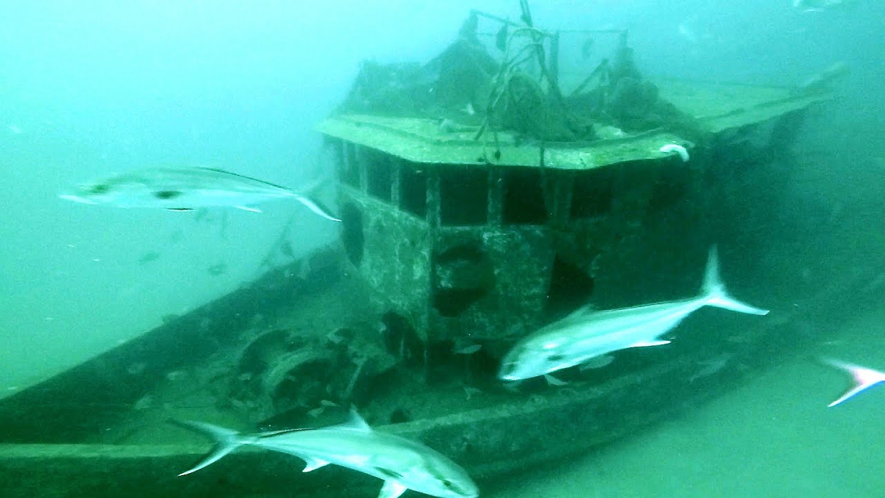 2023May19 Offshore to Scuba Dive MP225 Oil Rig and the Esther Wreck ...