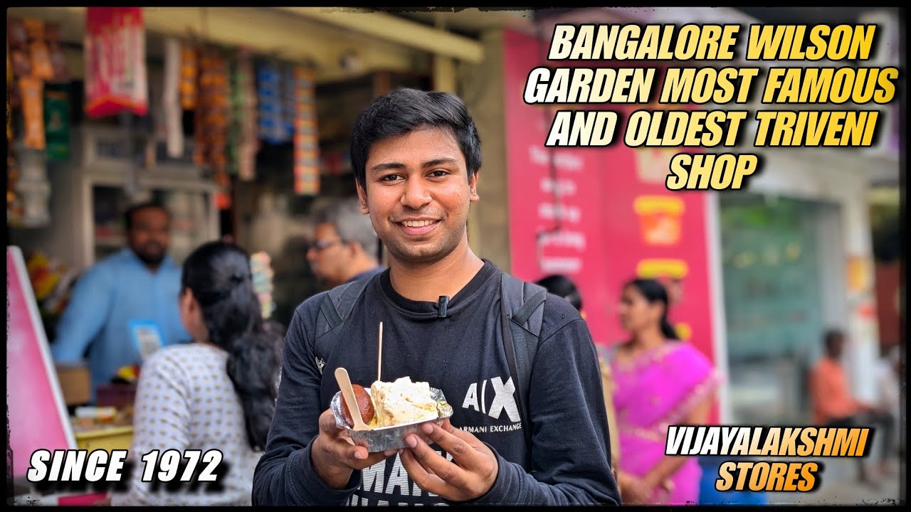 Bangalore Wilson garden oldest triveni shop since 1972 ,Vijayalakshmi ...