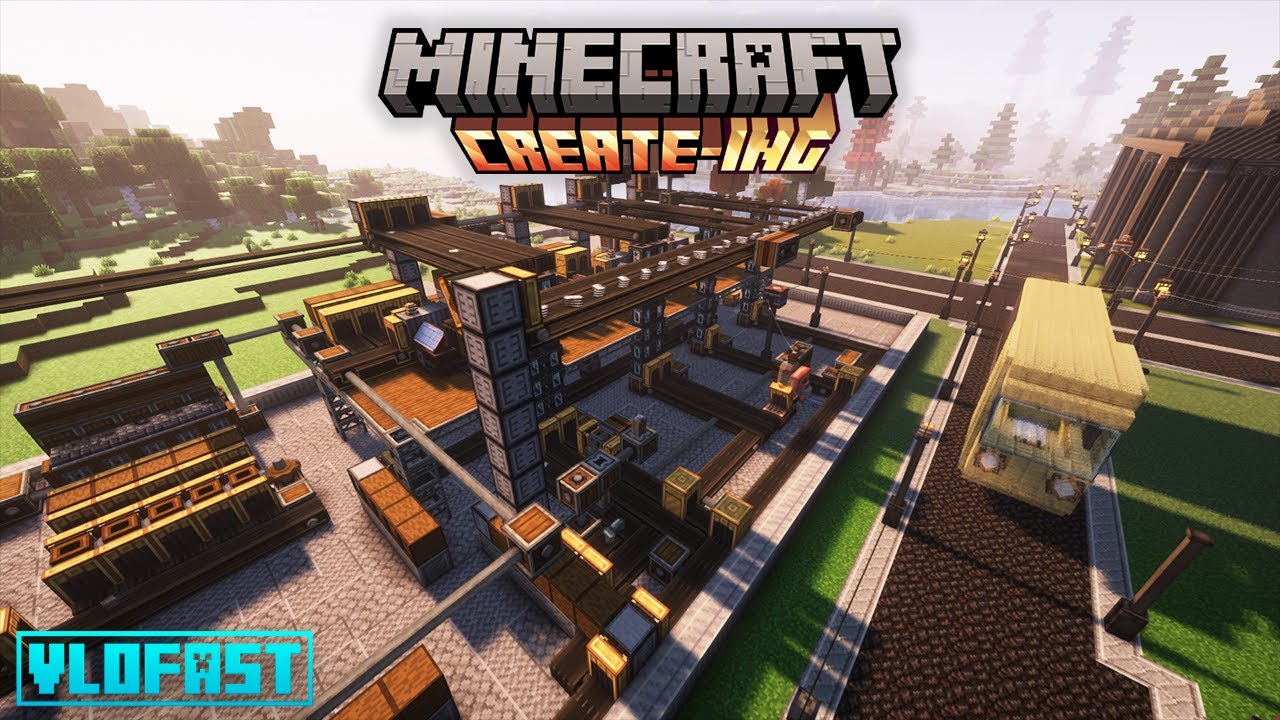 My most COMPLEX FACTORY with the Create Mod in Minecraft! - YouTube