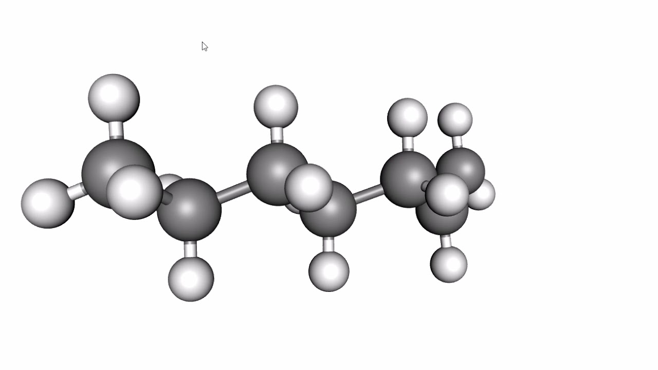 1-Hepteno en 3D Molécula - YouTube