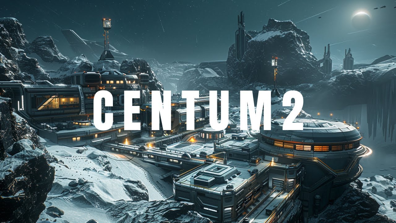 The white sun asteroid Fulcrum ice ore mining camp. - YouTube