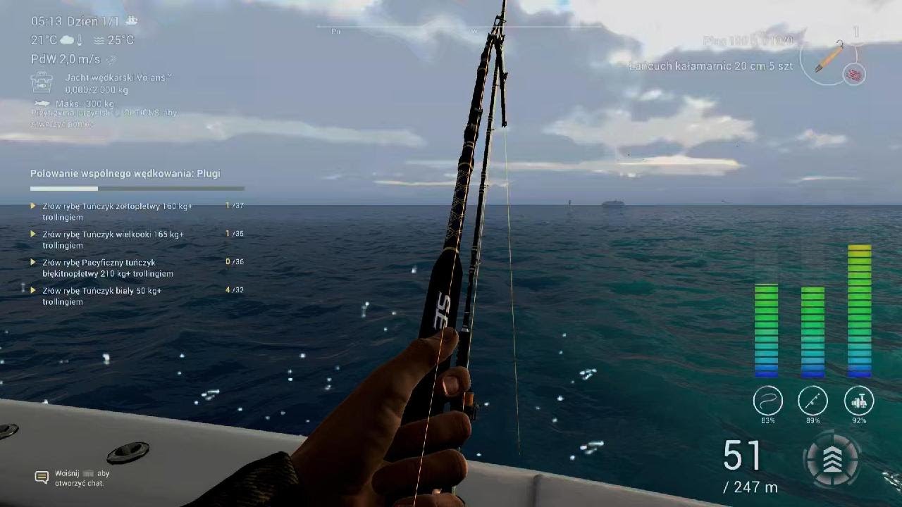 Fishing Planet (PS5) : Ocean 🐋 1 Ryba 200+kg🐋Życiówka / Medalowy ...