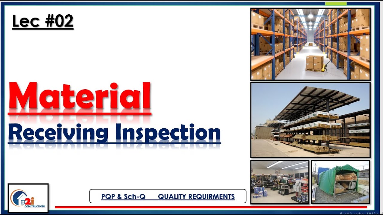 02. Material Receiving Inspection in Warehouse | Receiving RFI ...