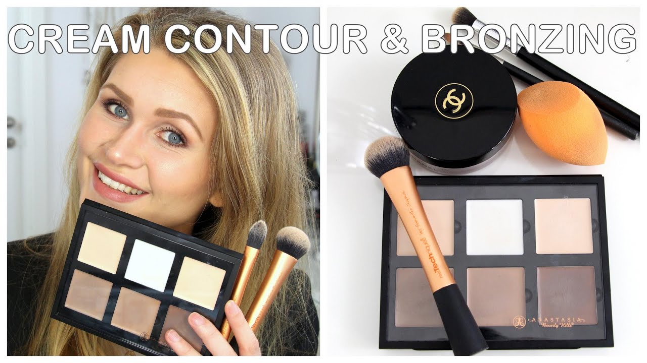 CREAM CONTOUR & BRONZER ROUTINE | Konturieren mit Creme Produkten | ABH ...