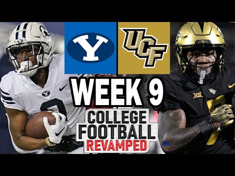 BYU at UCF - Week 9 Simulation (2024 Rosters for NCAA 14) - YouTube