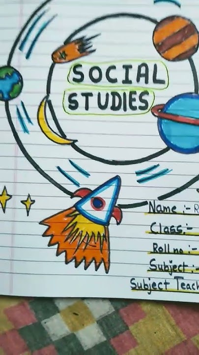 Social Studies front page design#drawing - YouTube