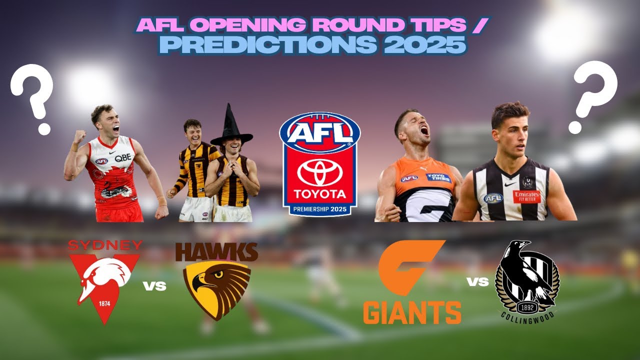 AFL Opening Round Tips 2025 - YouTube