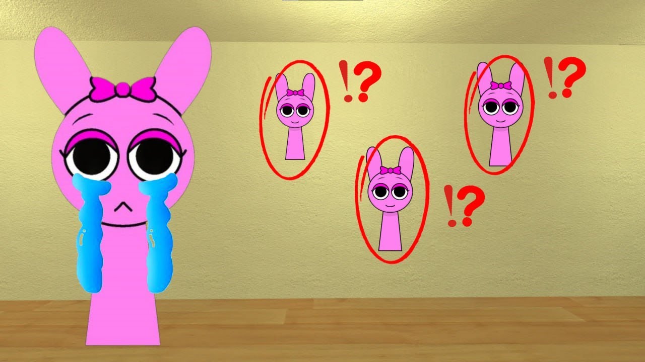 SPRUNKI PINKI CRYING wants ME to find and her BABYS Sprunki Pinki ...