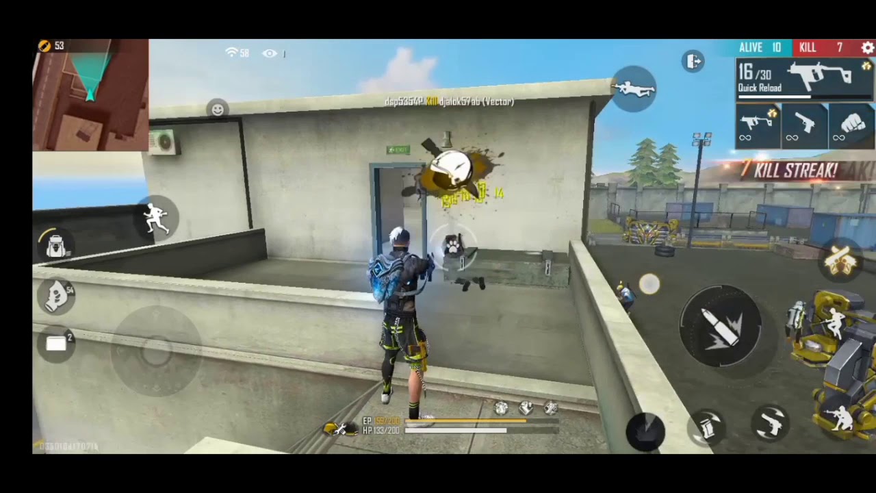 op game training ground double victor #free fire - YouTube