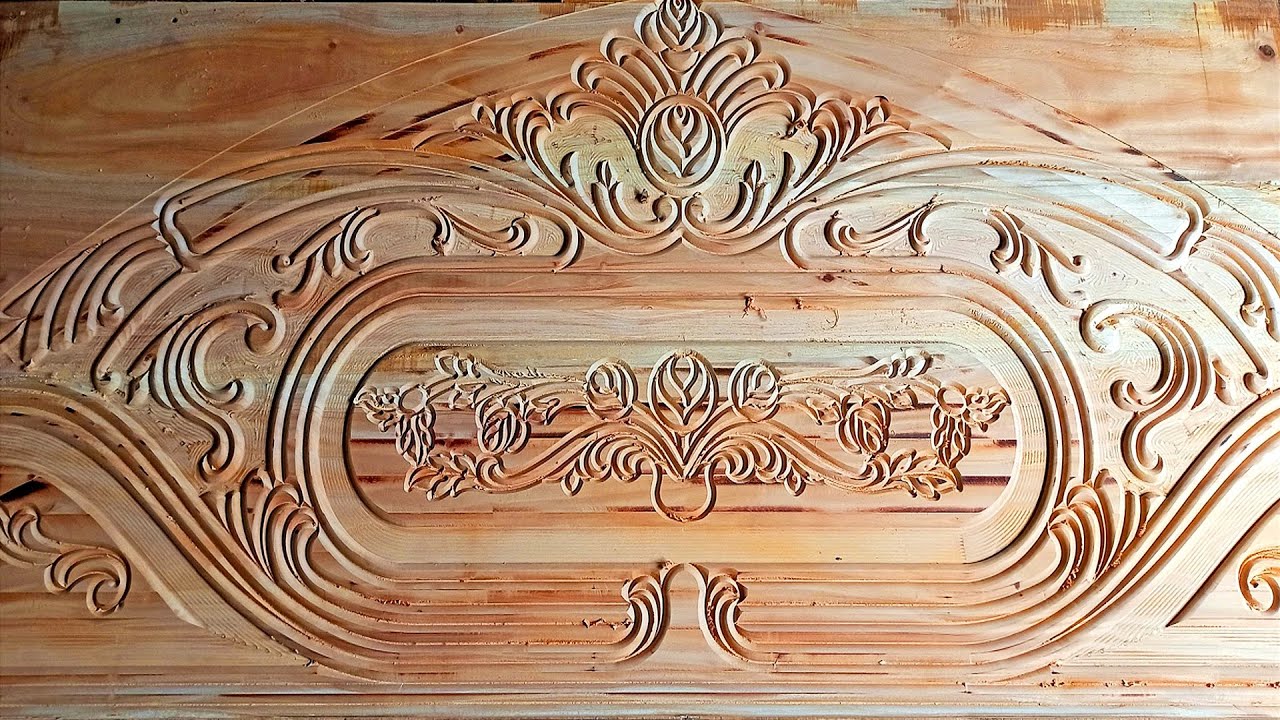 The Final CNC Woodworking Project | Royal Class Wooden Bed Design⇔ ...