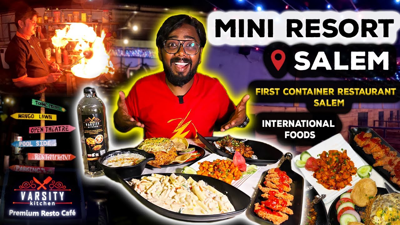 சேலத்துல இப்படி ஒரு Restaurant-ஆ - First Container Resto Cafe - Mini ...