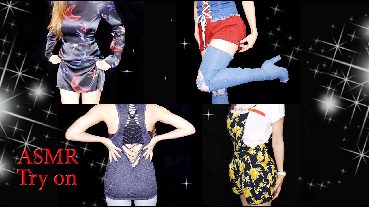 Asmr Clothing Haul And Try On Youtube