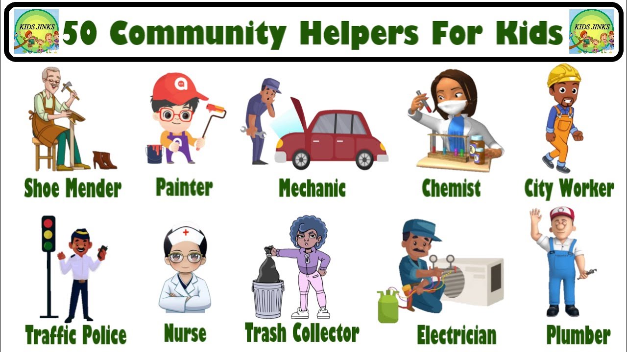 community helpers | Helpers of our society | our community helpers ...