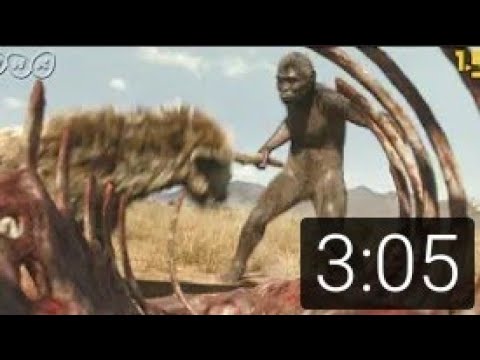[人類誕生CG] 240万年前の人類のライバルはハイエナ！？ | NHKスペシャル | NHK - YouTube