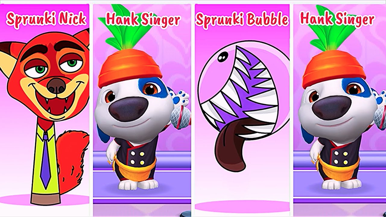 Who Will Prevail: Sprunki Nick Wilde Sprunki Bubble Vs Hank Singer ? 😦 ...