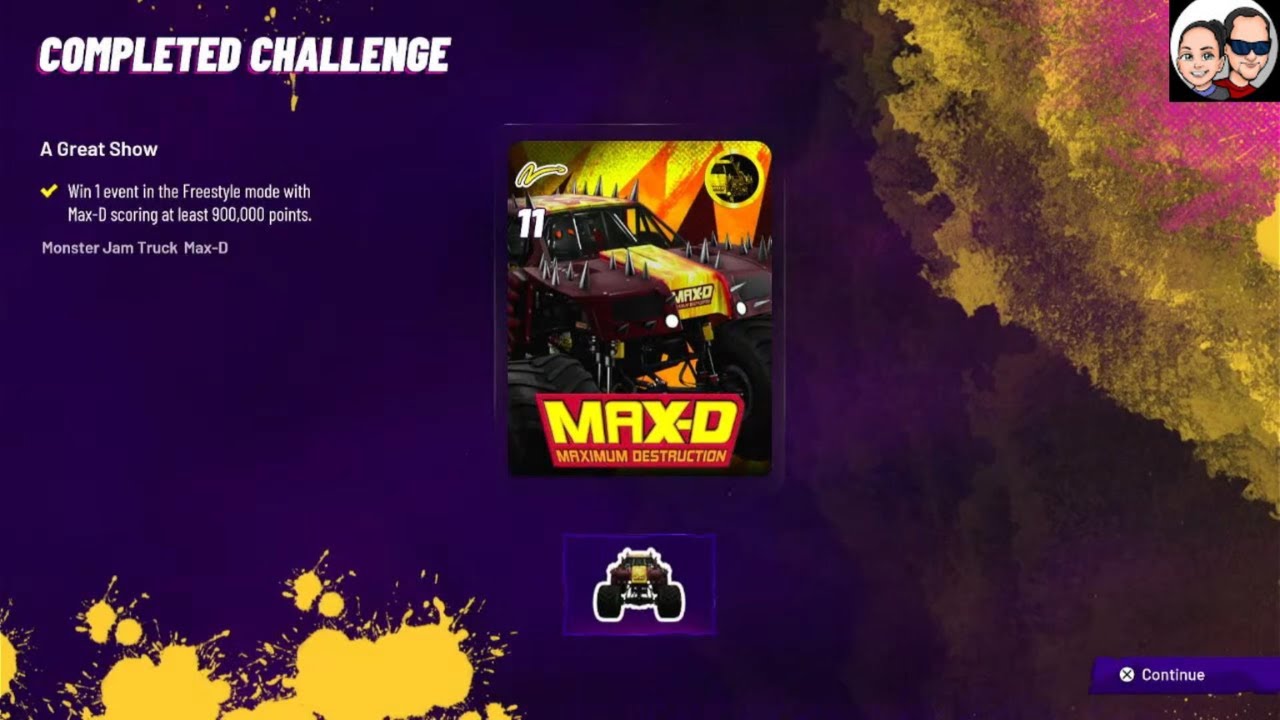 How to Unlock Max-D (Red) in Monster Jam Showdown (My Biggest COMBO YET ...