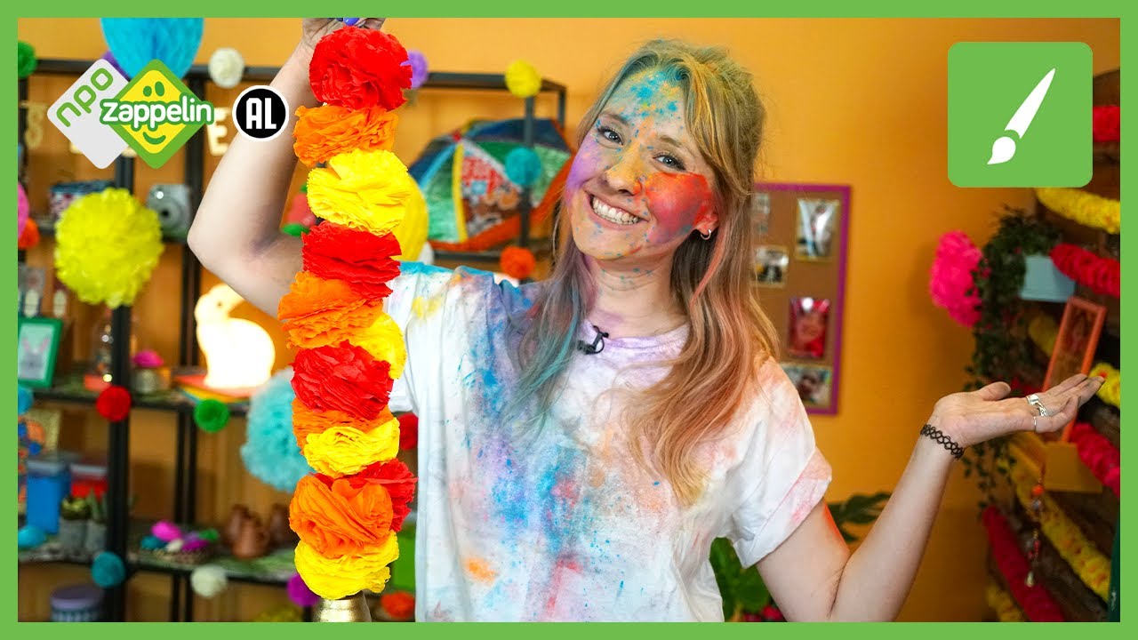 Wat is Holi-Phagwa? 🎨 | HOLI 🎉 KNUTSELFEEST | NPO Zappelin - YouTube