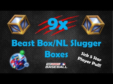 9x Beast Box/NL Slugger Boxes | MLB Tap Sports Baseball 2019 | Sick 5 ...