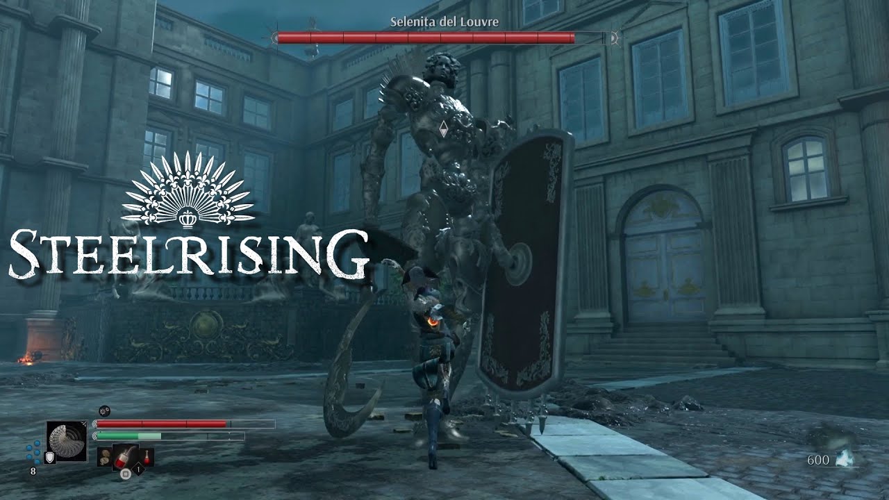 STEELRISING - BOSS SELENITA DEL LOUVRE, CONSIGO EL DASH 🪭 (PS5) - YouTube