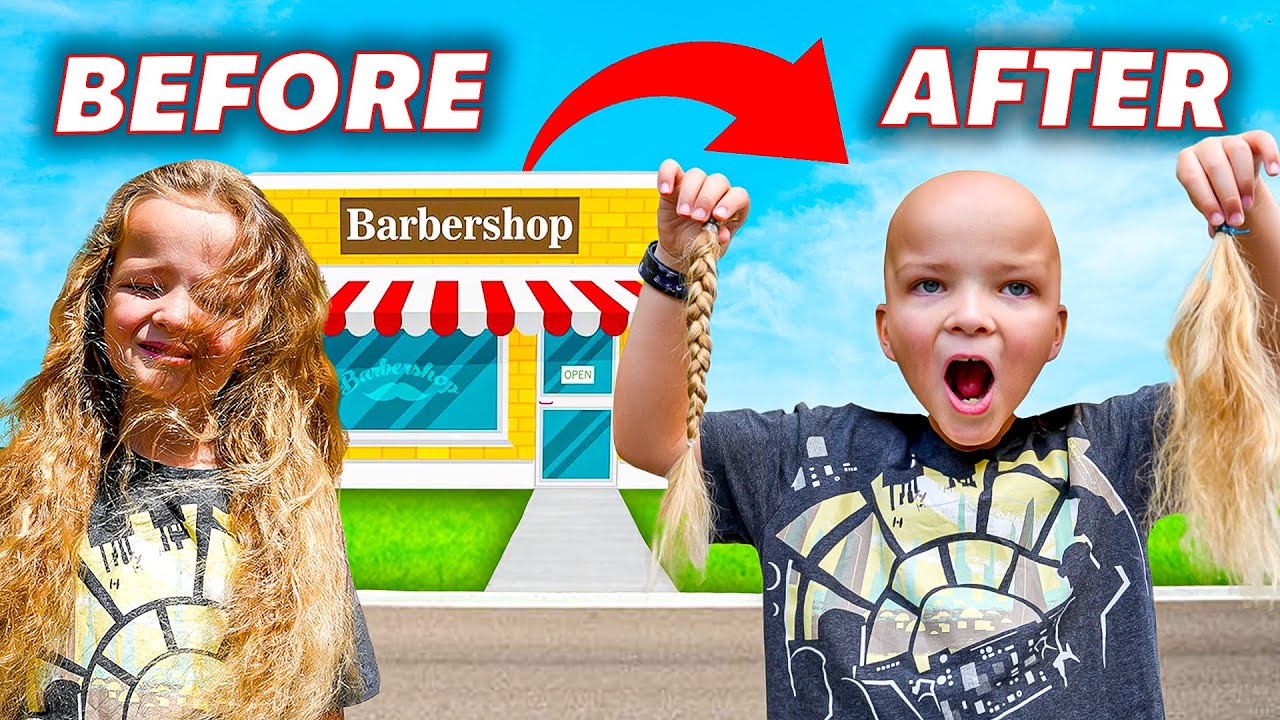 EXTREME Hair Transformation | First Ever Haircut!! - YouTube