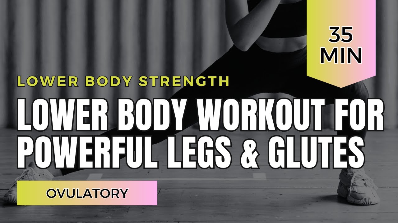 Ovulatory: Heavy Lower Body Workout For Powerful Legs & Glutes - YouTube