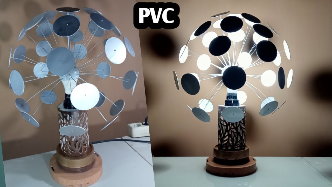Lampu PVC unik untuk meja - YouTube